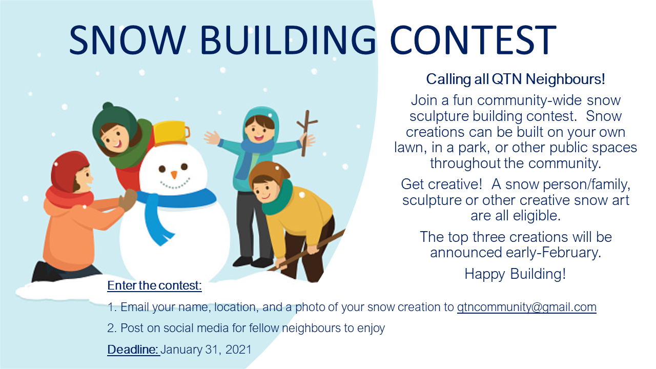 You’re invited: Snow building contest! | Queensway Terrace North