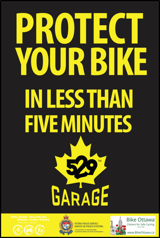 Protect your bicycle! Register with 529 Garage | Queensway Terrace North